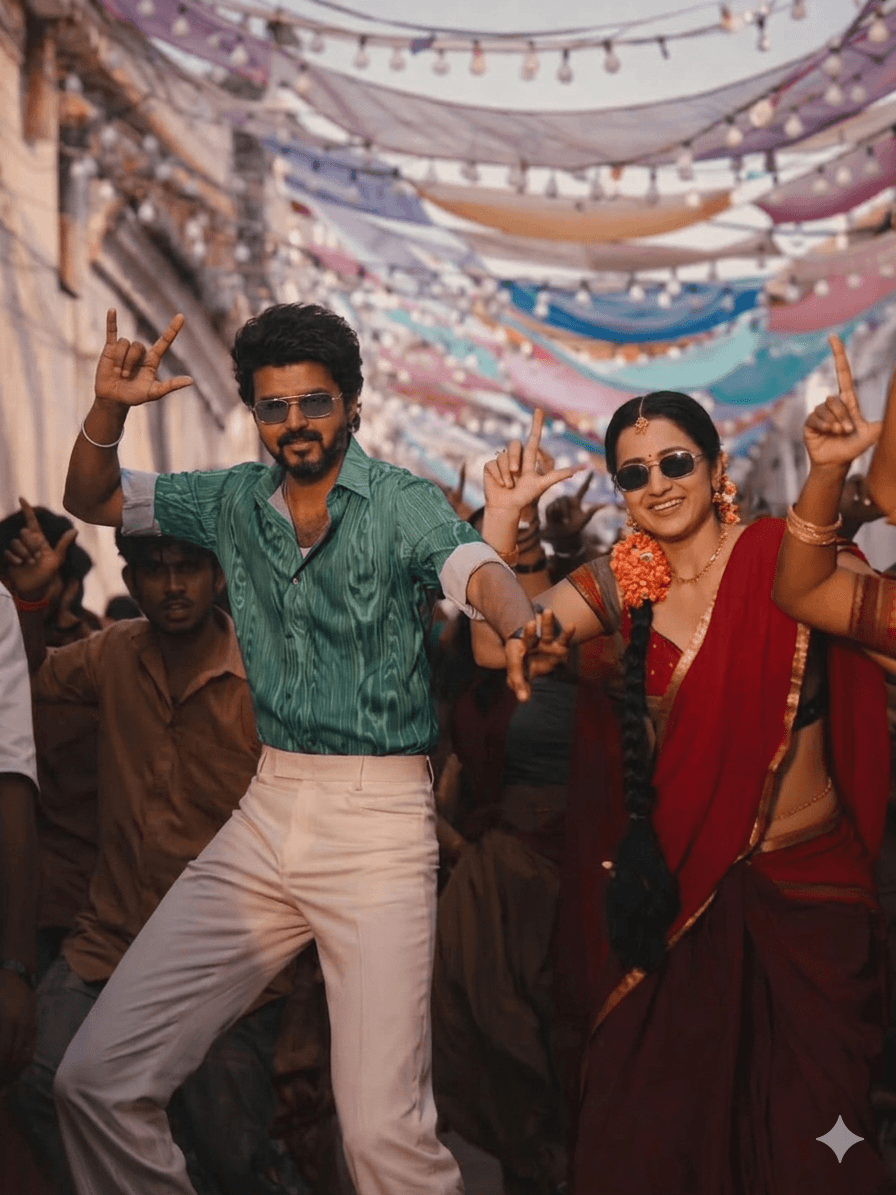 AI Photo Prompts to Recreate Pavazha Malli Song Scenes - Prompts By HK